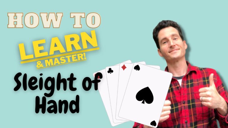 How to Learn Sleight of Hand & Manipulation of Cards & Coins