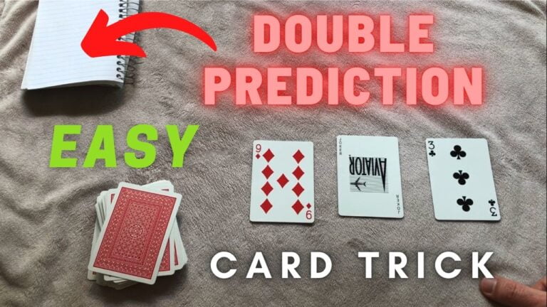 Learn an Easy Double Prediction Card Trick!